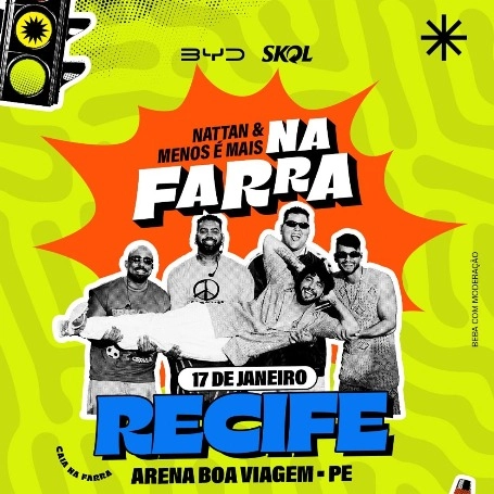 Ingressos NA FARRA Recife - Nattan e Menos é Mais